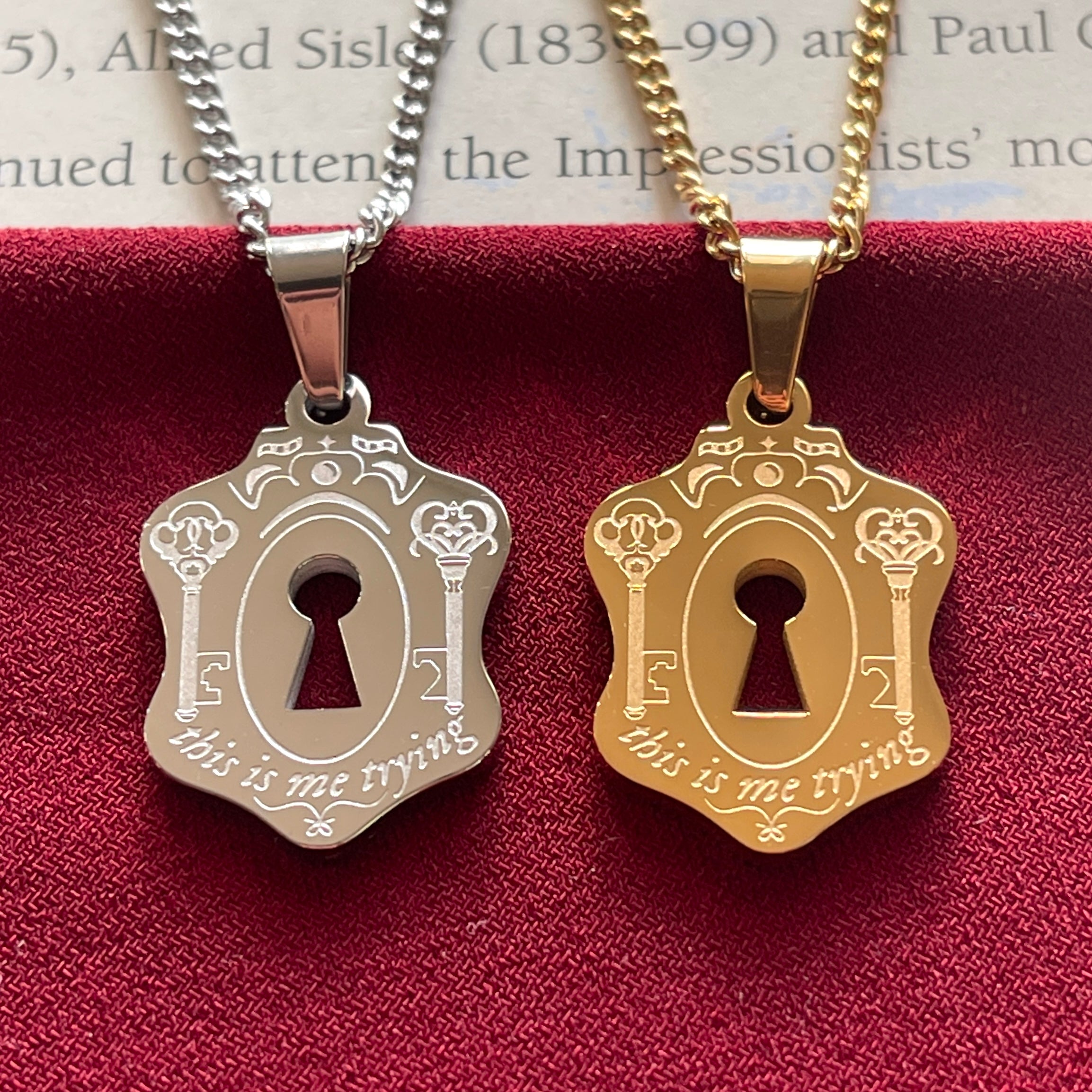 Keyhole Necklace – Le Petite Sprout